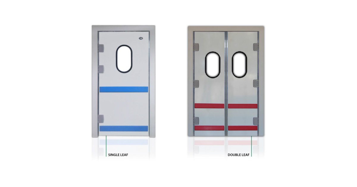 Swing polyethylene door | American Motors Pilalis (AMP)