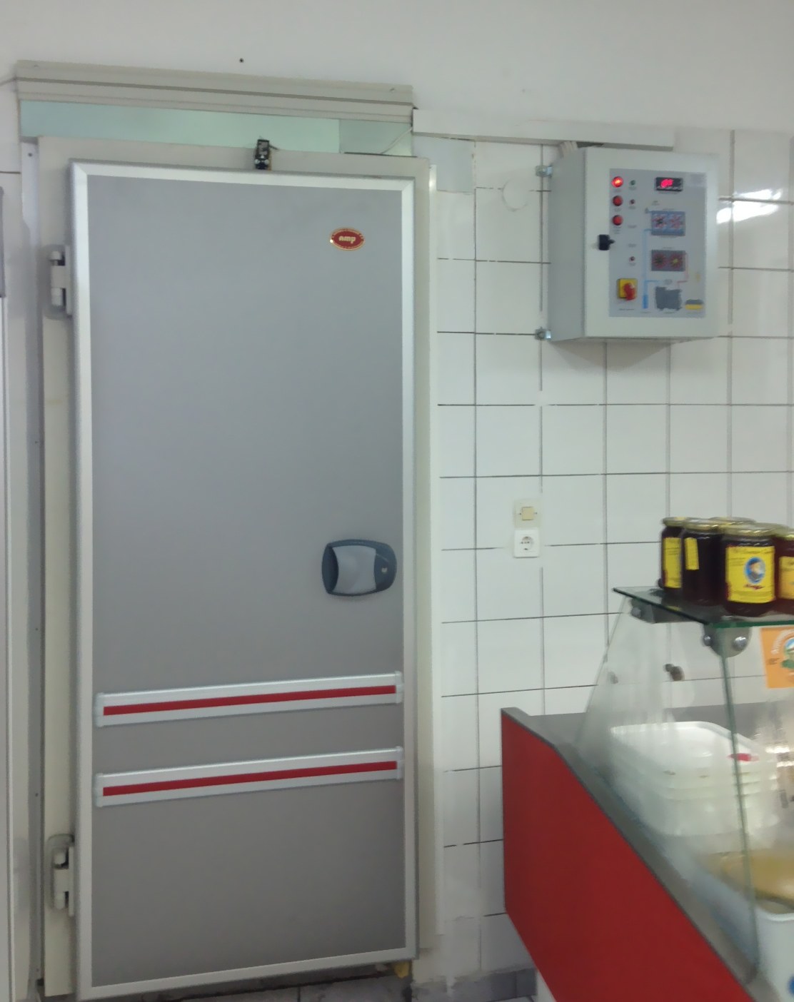 Hinged door for cold storage room | American Motors Pilalis (AMP)