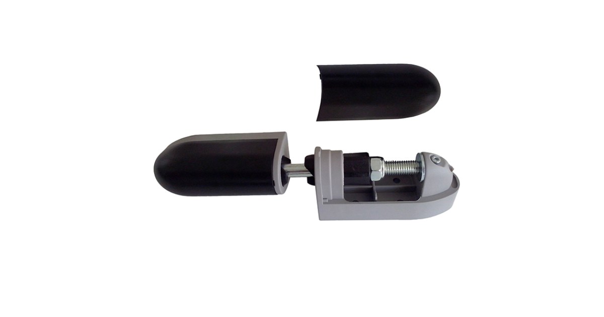 Adjustable vertical hinge with caps | American Motors Pilalis (AMP)