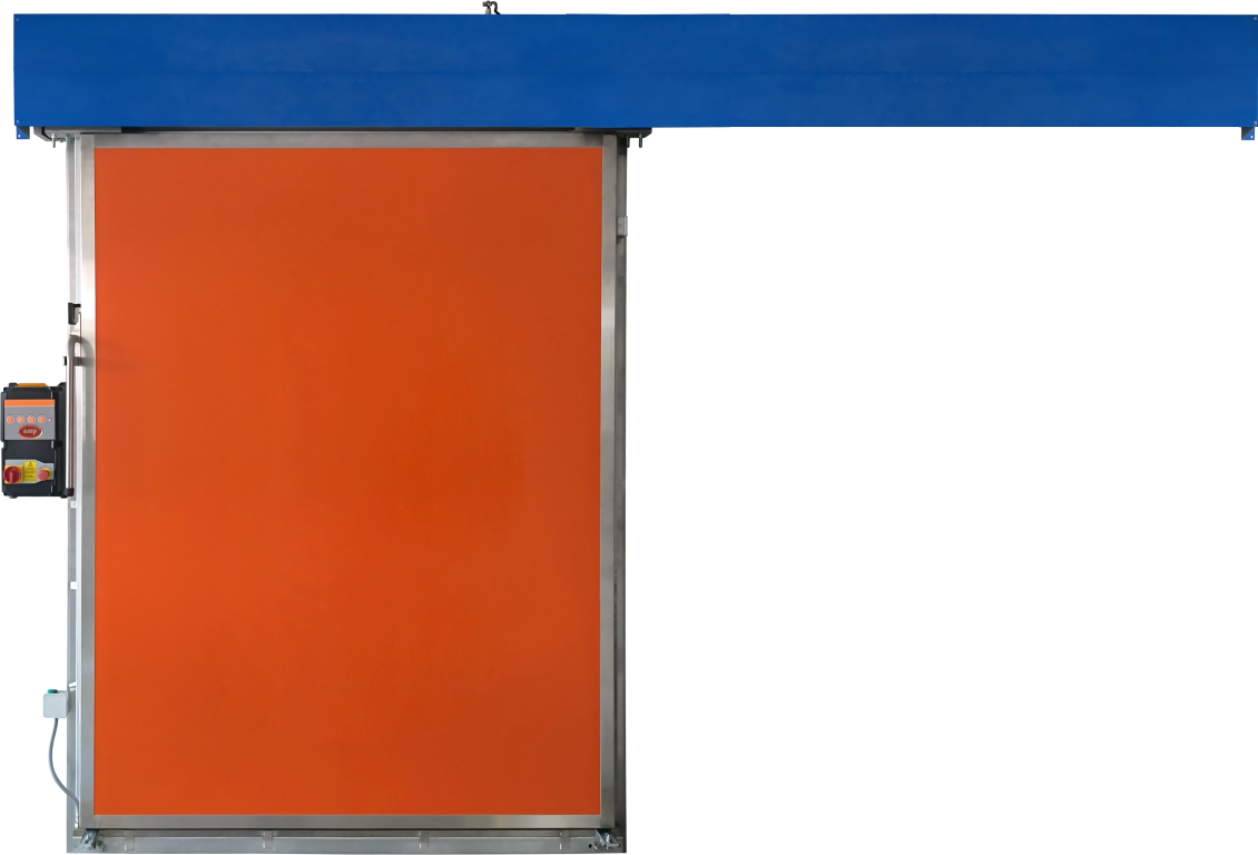 AMP Heavy duty industrial cold storage door | American Motors Pilalis (AMP)