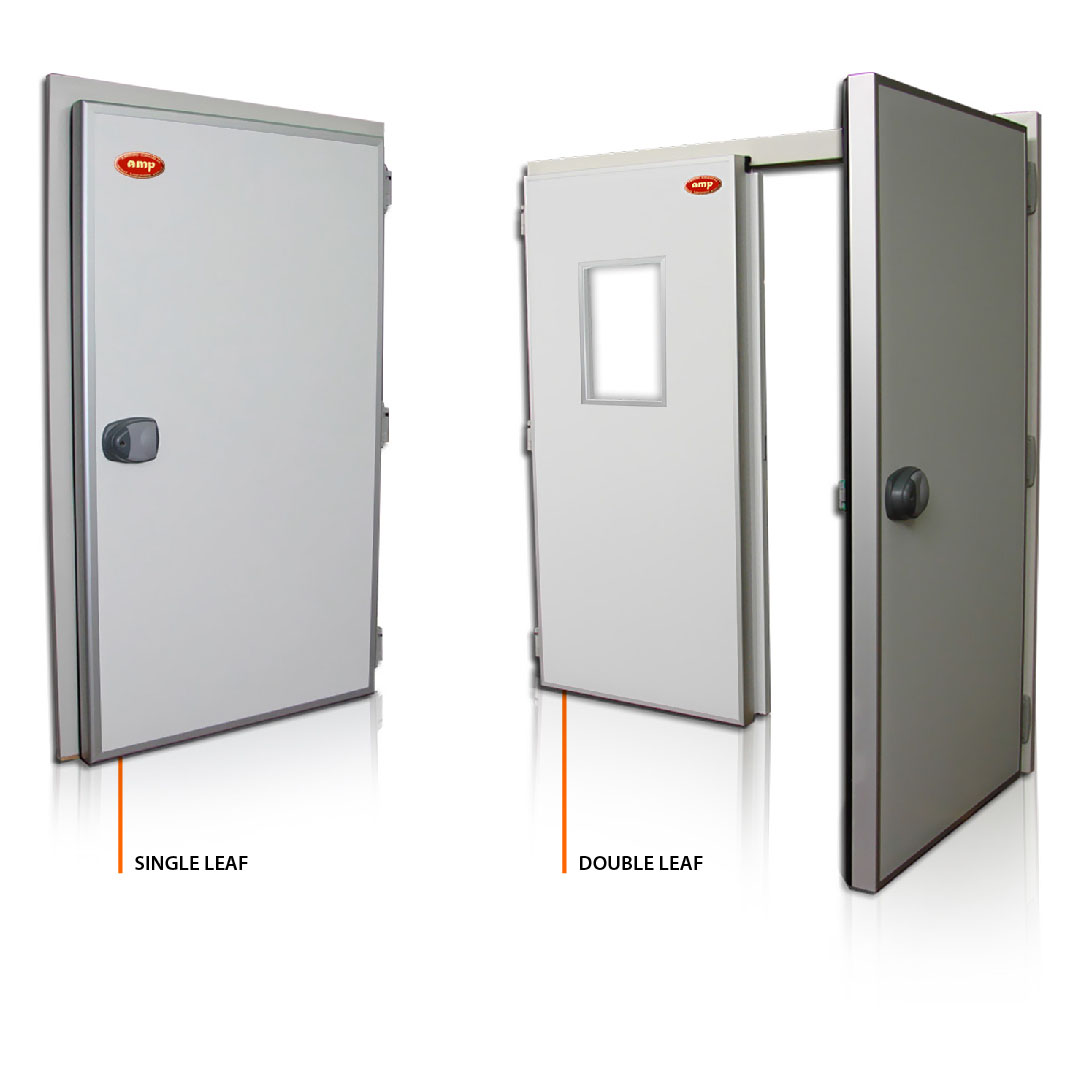 Hinged door for cold storage room | American Motors Pilalis (AMP)